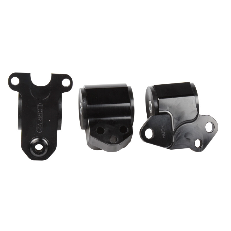 For BILLET ALUMINUM 3 BOLT ENGINE MOUNT KIT EG EH/DC D15/D16 B16/B18 ...