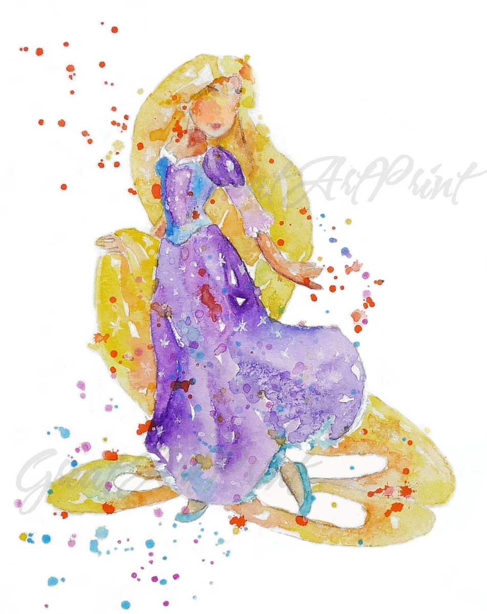 Watercolor Art Tangled