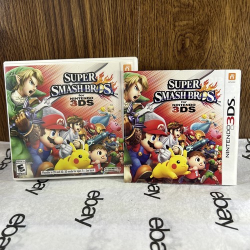 Nintendo 3DS Super Smash Bros Case and Manual Only | eBay
