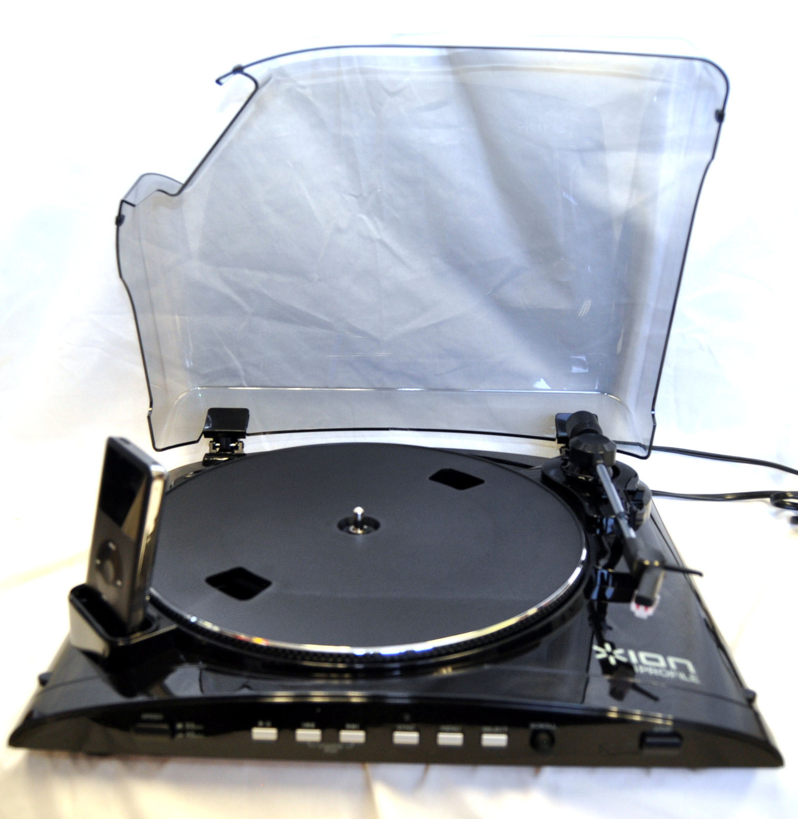 ion iPROFILE Turntable Direct to iPod iPhone Transfer 4s 3gs vinyl ...