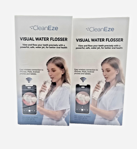 2-PKCleanEze Visual Water Flosser ~ 3 Water Jet Modes ~ HD Camera And ...