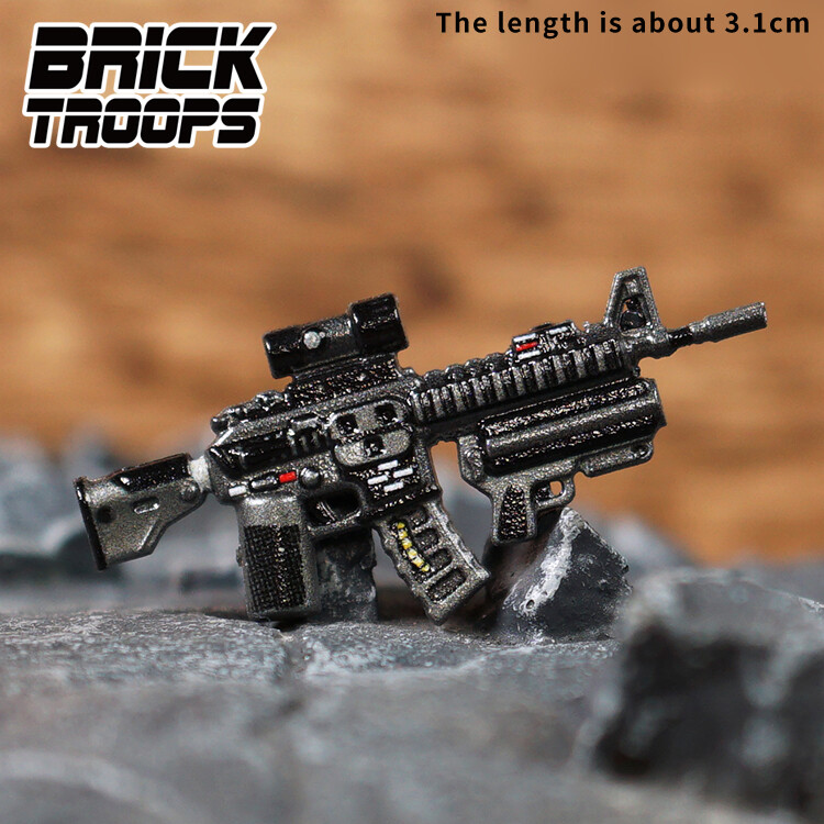 Custom M4 Rifle Variants for Minifigures -Pick Color!- NEW Brick Troops ...