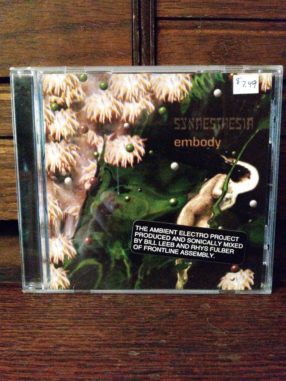 SYNAESTHESIA embody 1995 Cleopatra/Hypnotic CD Frontline Assembly NM ...