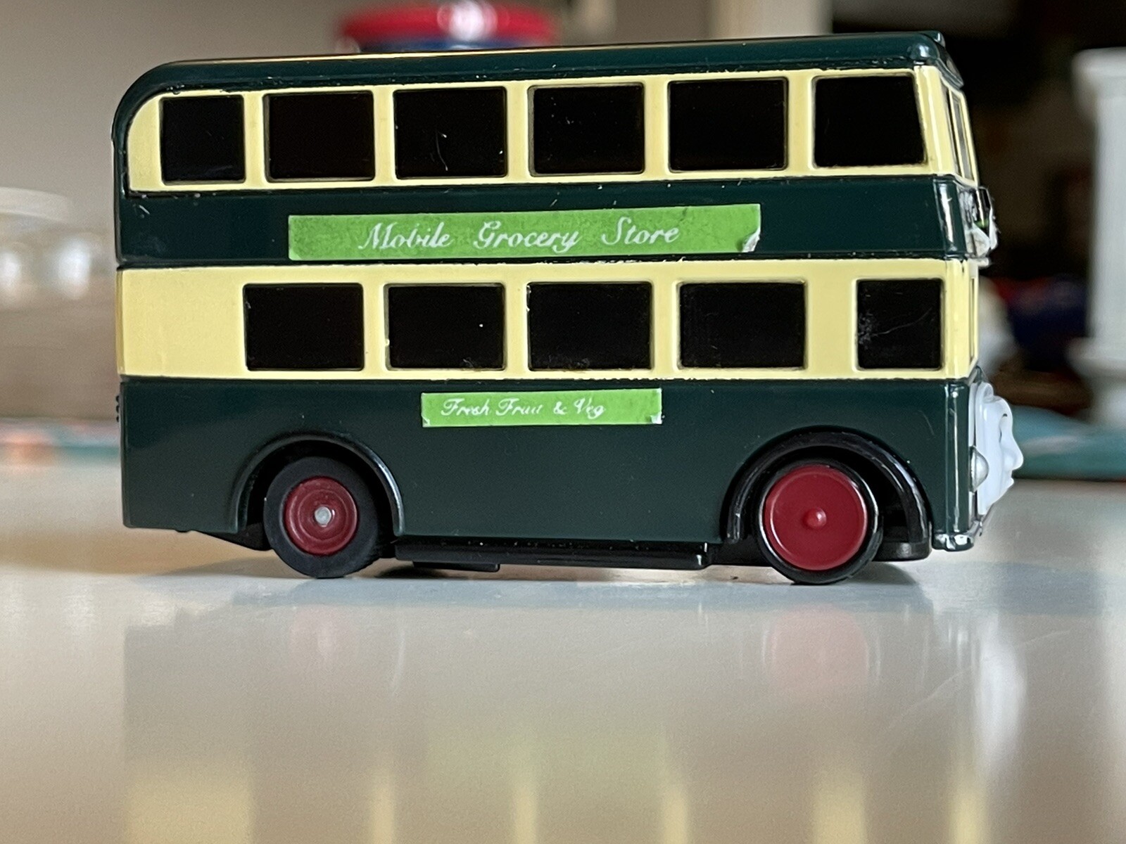 Thomas & Friends Trackmaster Green Bulgy The Bus Motorized Train Tank ...