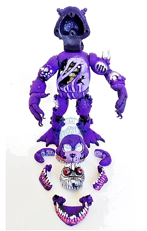 mexican ANIMATRONIC TWISTED BONNIE action figure 8" FNAF five nights at ...