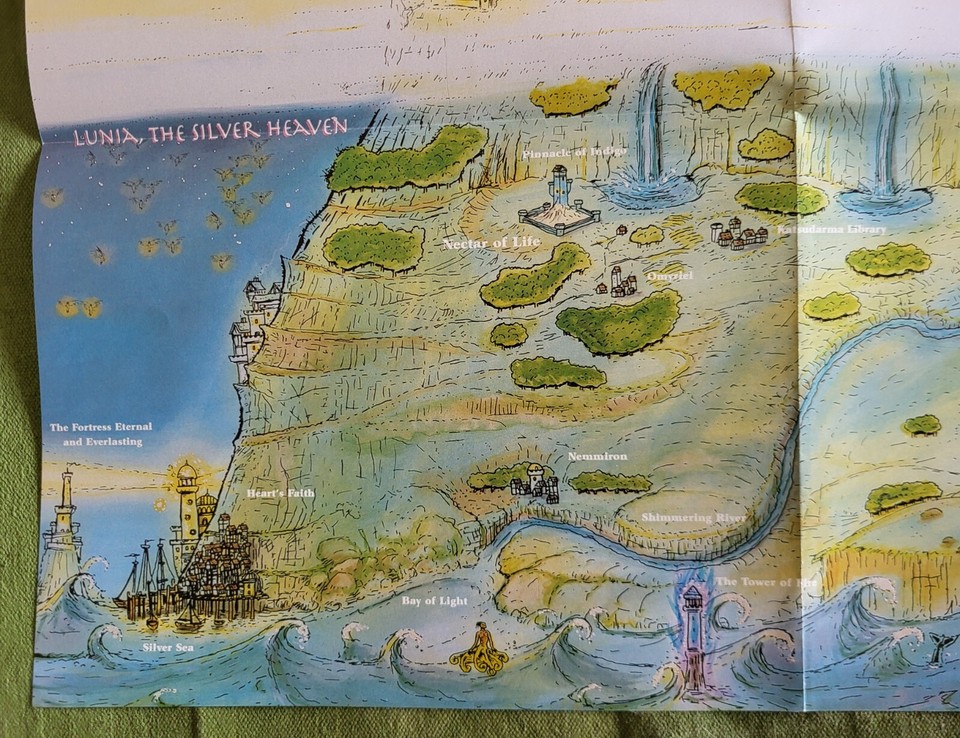 AD&D 2e Planescape: poster map #0705 Mount Celestia, from TSR Planes of ...