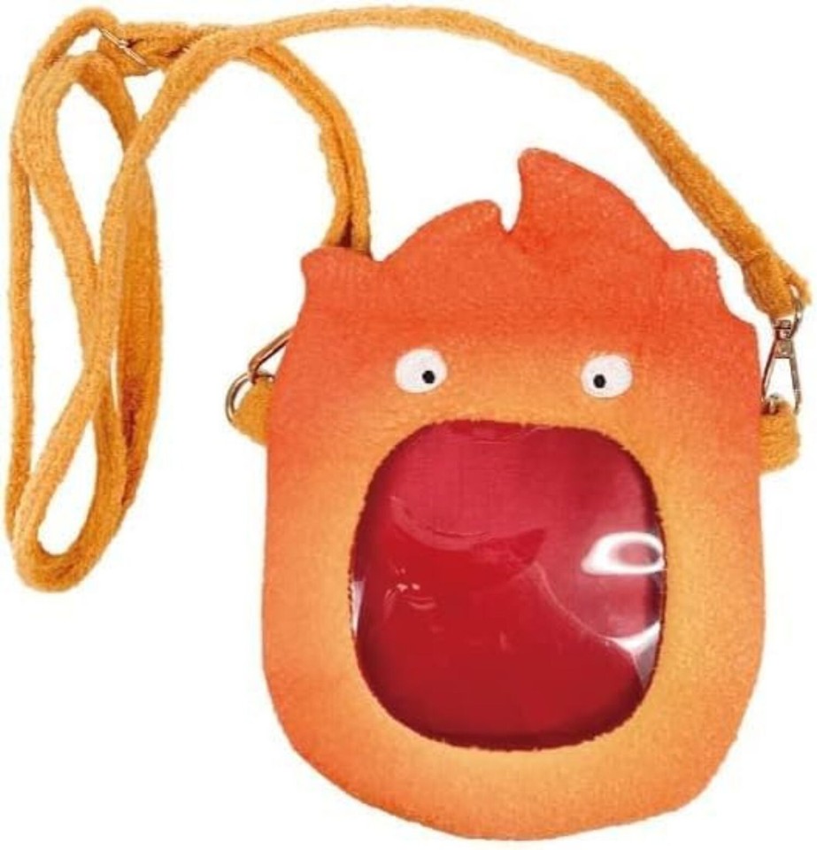 Howl's Moving Castle Plush Pochette Calcifer Shoulder Bag Pouch Studio ...