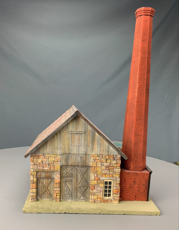 O On3 On30 On2 Yorke? Built-up Craftsman Structure Stone Factory O2200 ...