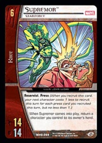 VS System: Supremor, Starforce - Foil [Played] Marvel Heralds of ...