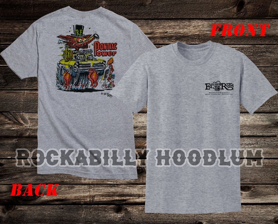 Retro Hot Rod Tee T Shirt Ed Big Daddy Roth Studios 60's Monster ...