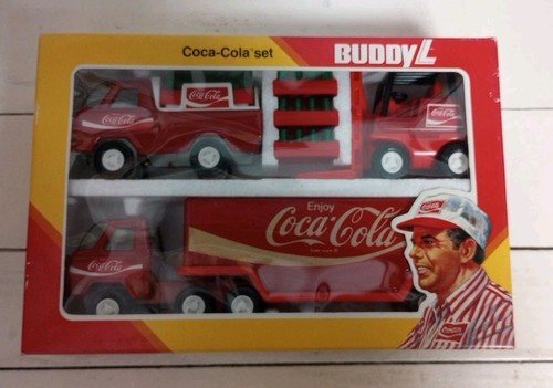 Coca Cola Buddy L Play Set Sturdy Steel Vintage Japan 1979, New In Box ...