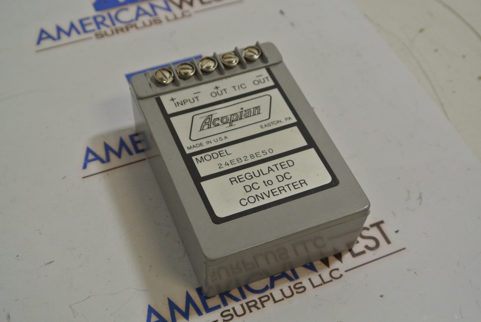 Acopian Power Supply Model: 24EB28E50 - USED w/ chip | eBay