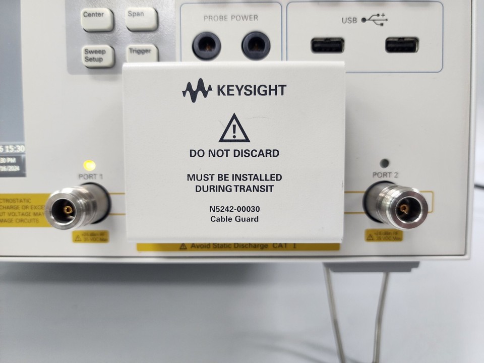 Keysight E5072A ENA Vector Network Analyzer, 30 kHz to 8.5 GHz, 2 Ports ...