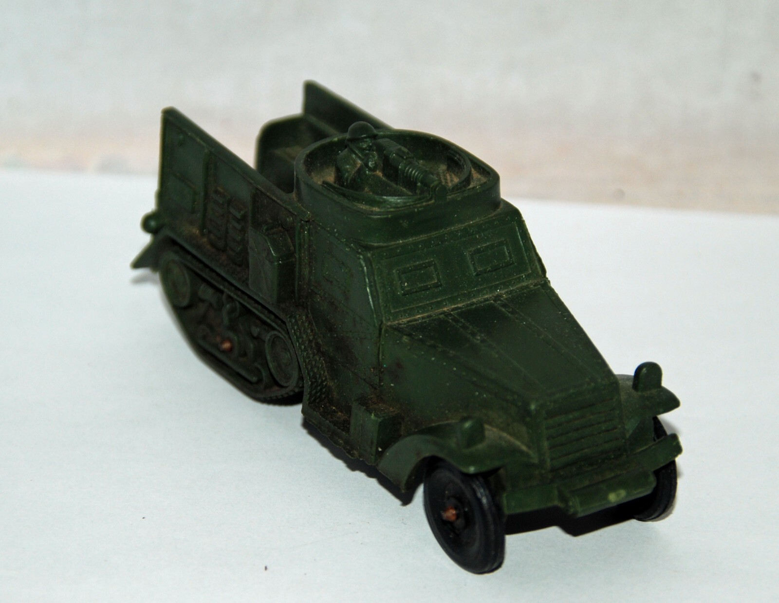 Vintage Toy Auburn 652 Rubber ARMY MILITARY HALFTRACK Personnel Carrier ...