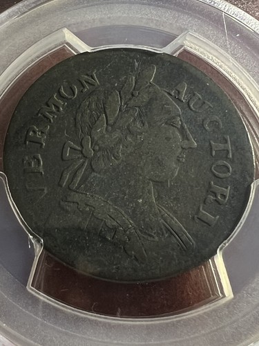 1787 Vermont Copper Cent Britannia PCGS VF Detail Colonial Strong Coin ...