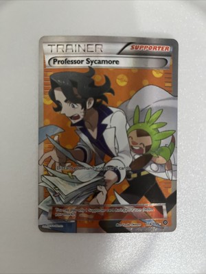Professor Sycamore | 114/114 | Full Art | XY Steam Siege | Pokemon Card ...
