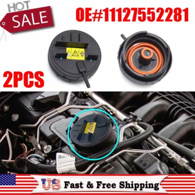 2X PCV Cover of N51/ N52 Engine Valve Cover for BMW E82 E90 E70 Z4 X5 ...