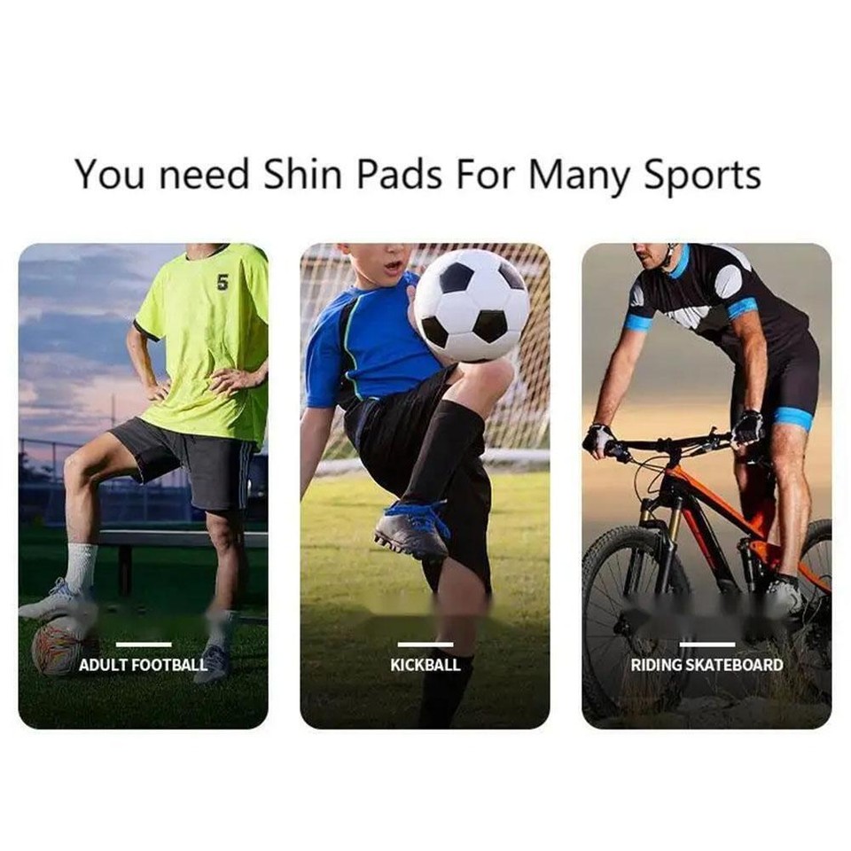 Mini Football Shin Pads Adult Breathable Hole Shin Factory: Guard ...