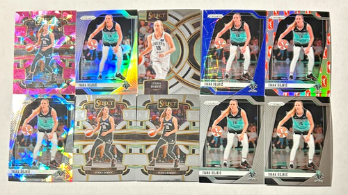 Ivana Dojkic Lot! WNBA Logo, True Silver, Blue Velocity, Pink Ice ...