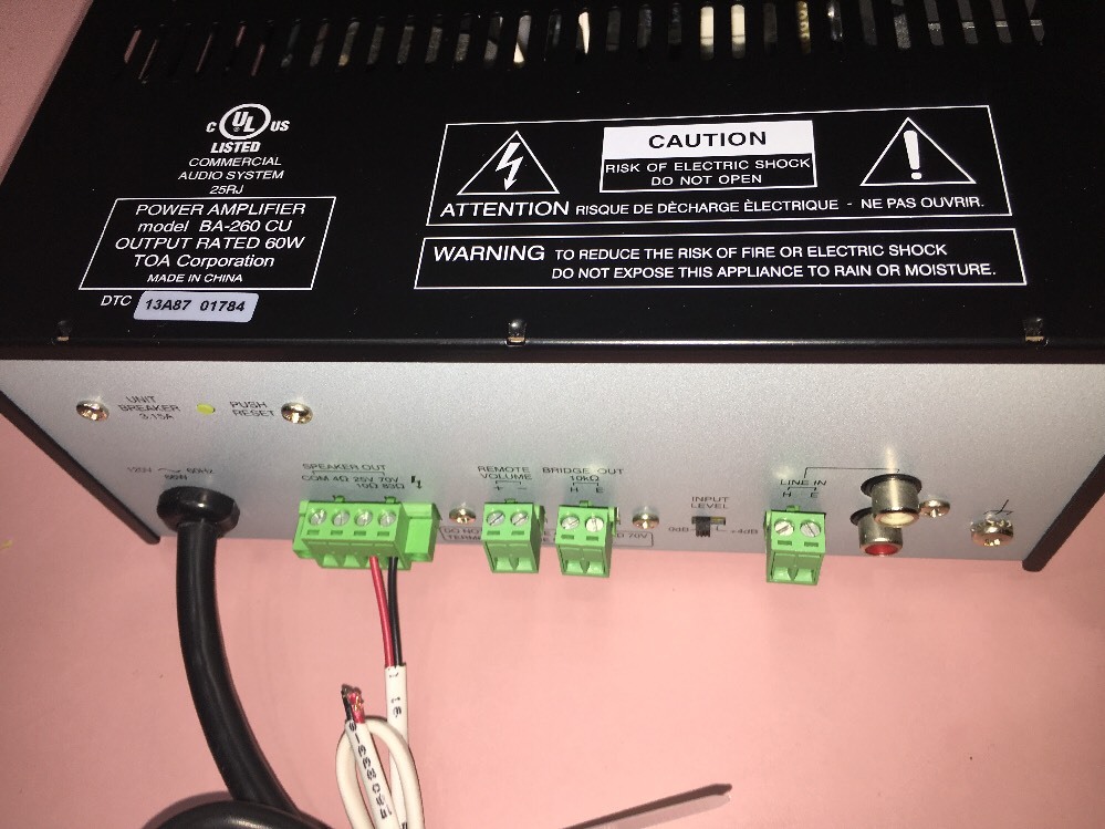 Toa Ba-260 Cu 60W Power Verstärker | eBay.de