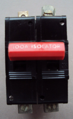 DORMAN SMITH LOADMASTER 100A ISOLATOR M3 BS3871 MAIN SWITCH ...