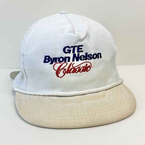 Vtg Byron Nelson GTE Golf Tournament Rope Hat Strapback Trucker Cap ...