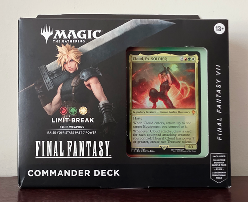 Magic The Gathering Final Fantasy VII 7 Limit Break Commander Deck ...