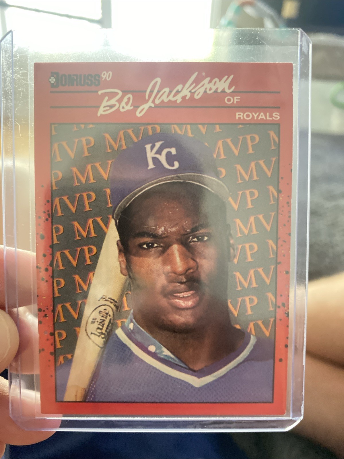 1990 Donruss Baseball Bo Jackson MVP No Dot Error Card #BC-1 Rare | eBay