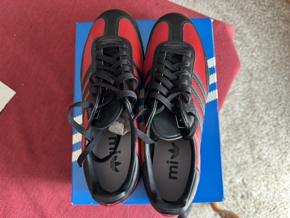 Manchester United Adidas Mi Custom Sambas US Size 9.5 | eBay