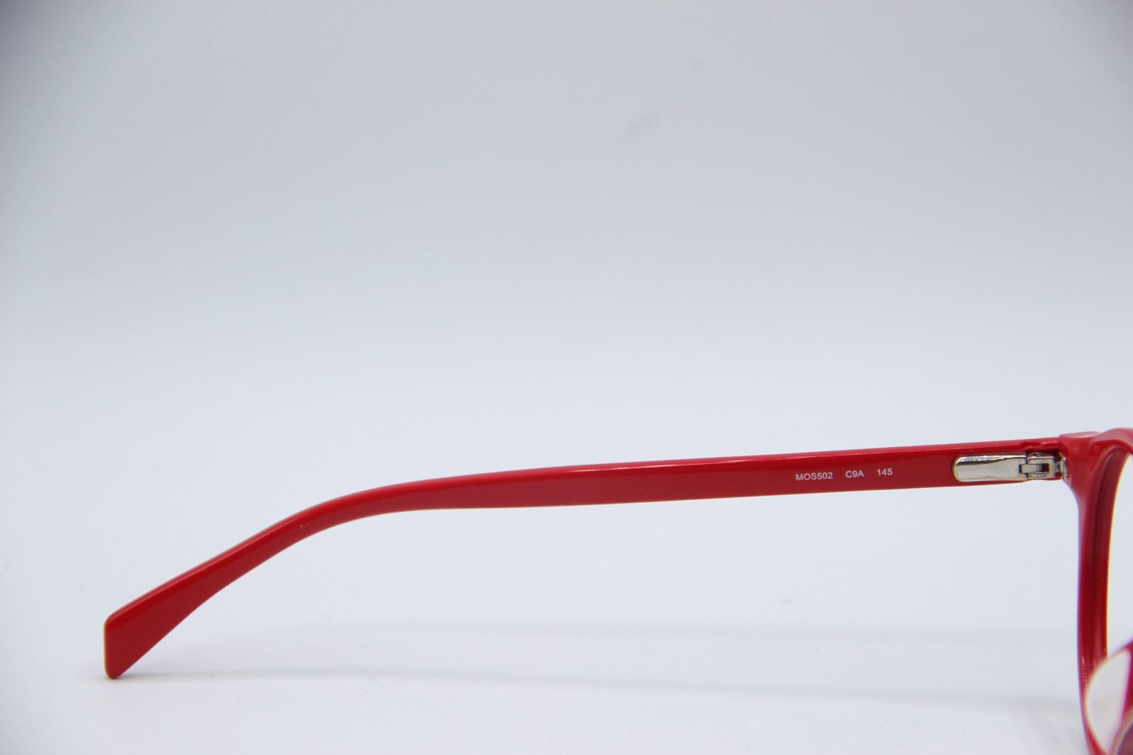 NEW MOSCHINO MOS 502 C9A RED SILVER AUTHENTIC EYEGLASSES 48-20 | eBay
