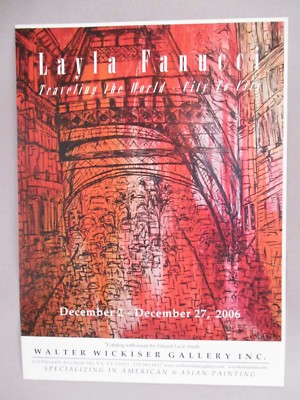 Layla Fanucci Art Gallery Exhibit PRINT AD - 2006 | eBay
