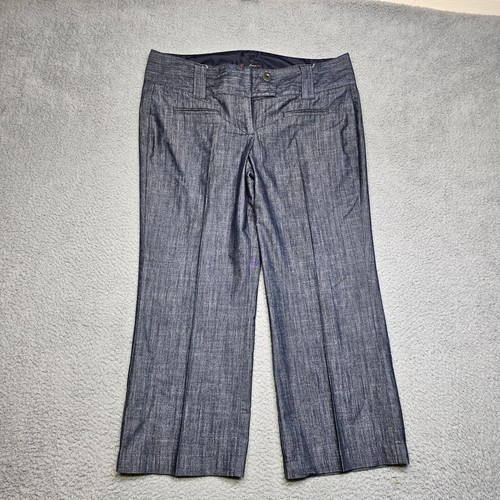 Heart Soul Pants Women's 11 HS Dark Wide Leg Flat Front Casual | eBay