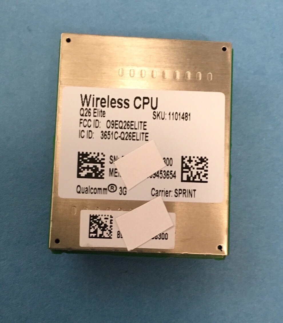 Qualcomm 3G Q26 Elite Wireless CPU AirPrime CDMA 2000 1xRTT module, sku ...