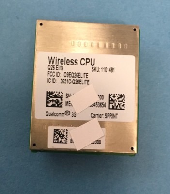 Qualcomm 3G Q26 Elite Wireless CPU AirPrime CDMA 2000 1xRTT module, sku ...