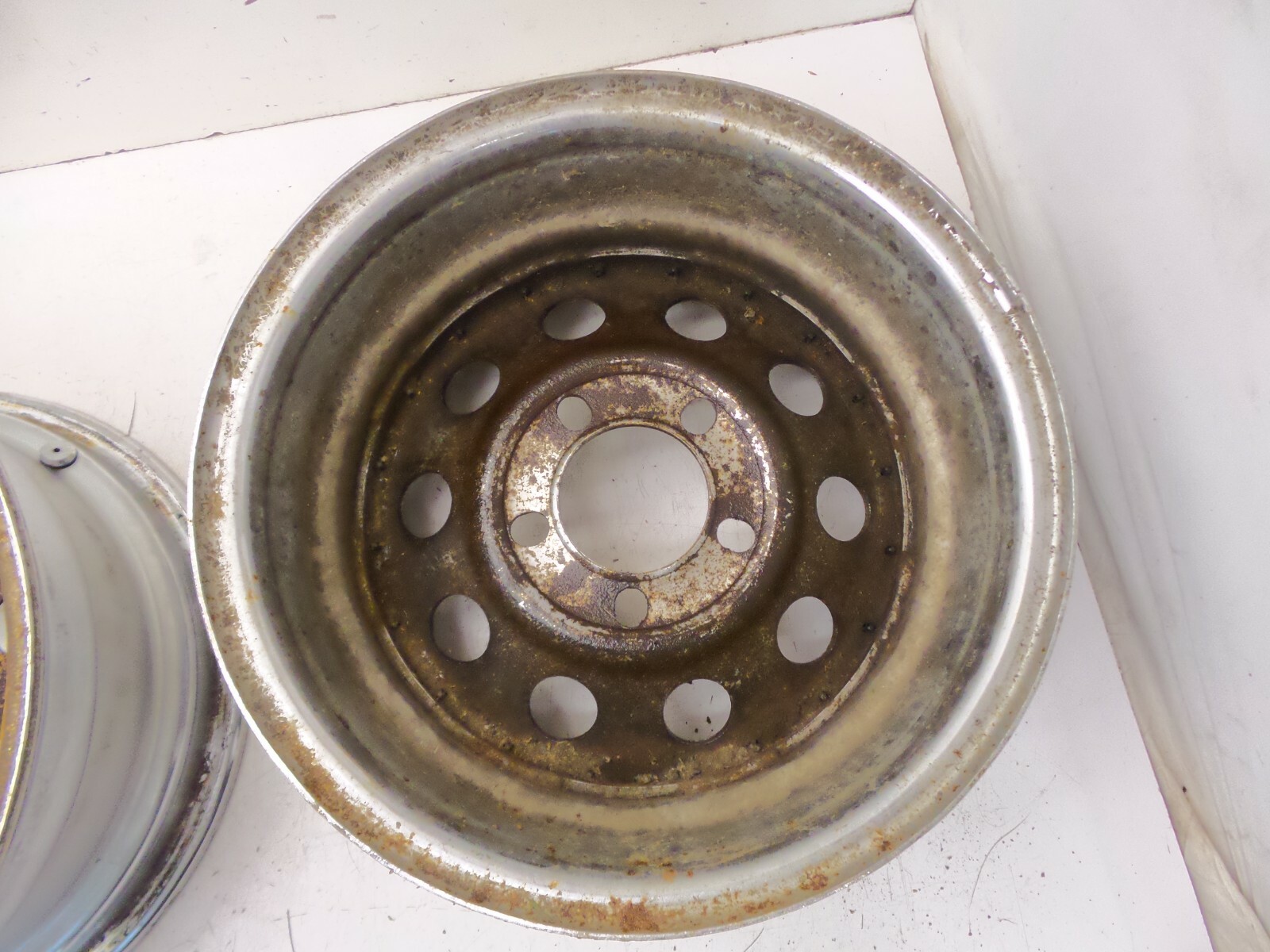 VINTAGE KEYSTONE WHEELS 14x7 14x6 WHEEL RIM RIMS SET OF 4 FRONT REAR | eBay