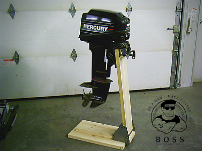 Boss Outboard Boat Motor Stand Bracket Cart Dolly Storage Heavy Duty | eBay