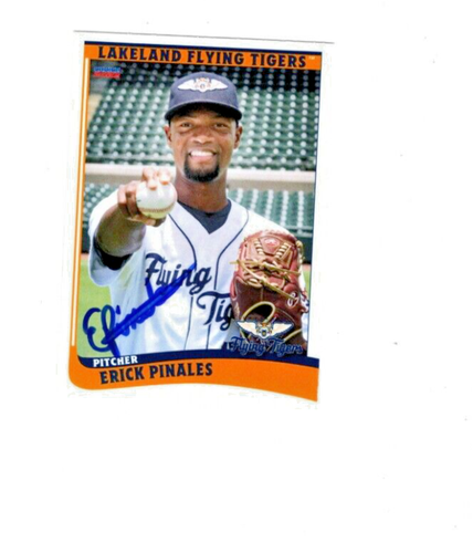 Erick Pinales 2022 Lakeland Flying Tigers autograph signed baseball ...