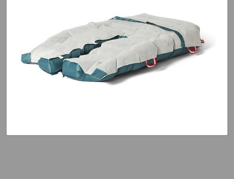 1 Hovermatt Hovertech HM34SPU-SPLIT-B Lateral Transfer Mattress 34" x ...