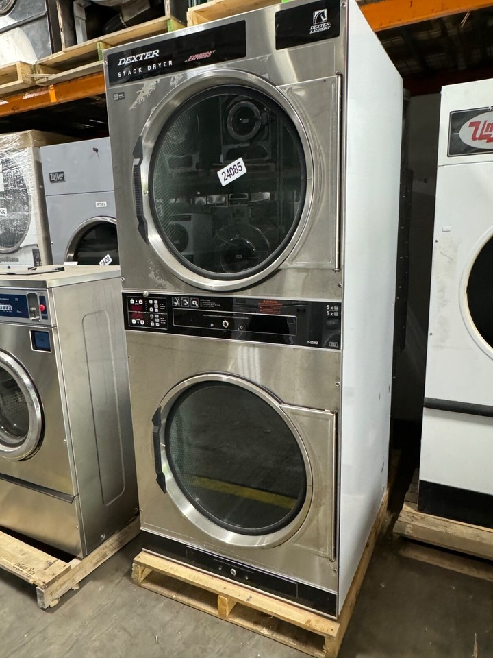 '19 Dexter 50lb Gas Stack Dryer OPL 1 PH 208-240V Speed Queen Huebsch ...