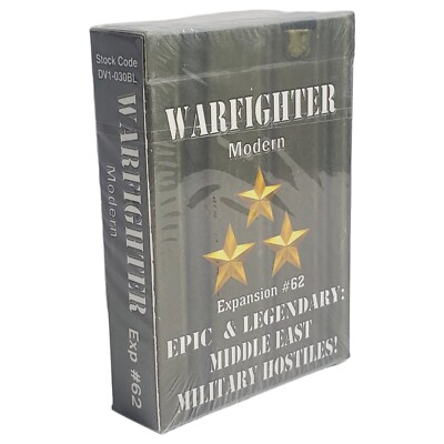 DVG Warfighter: Modern Expansion #62 –Epic & Legendary ME Insurgent ...