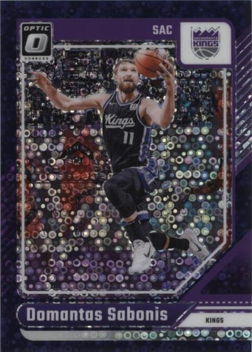 2024-25 Panini Donruss Optic - Domantas Sabonis #64 Purple Fast Break ...