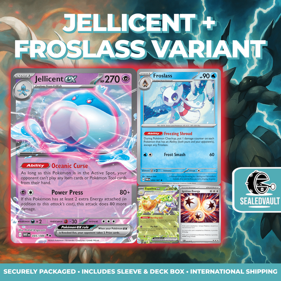 Jellicent EX Pokemon TCG Deck | Black Bolt/White Flare Meta ...