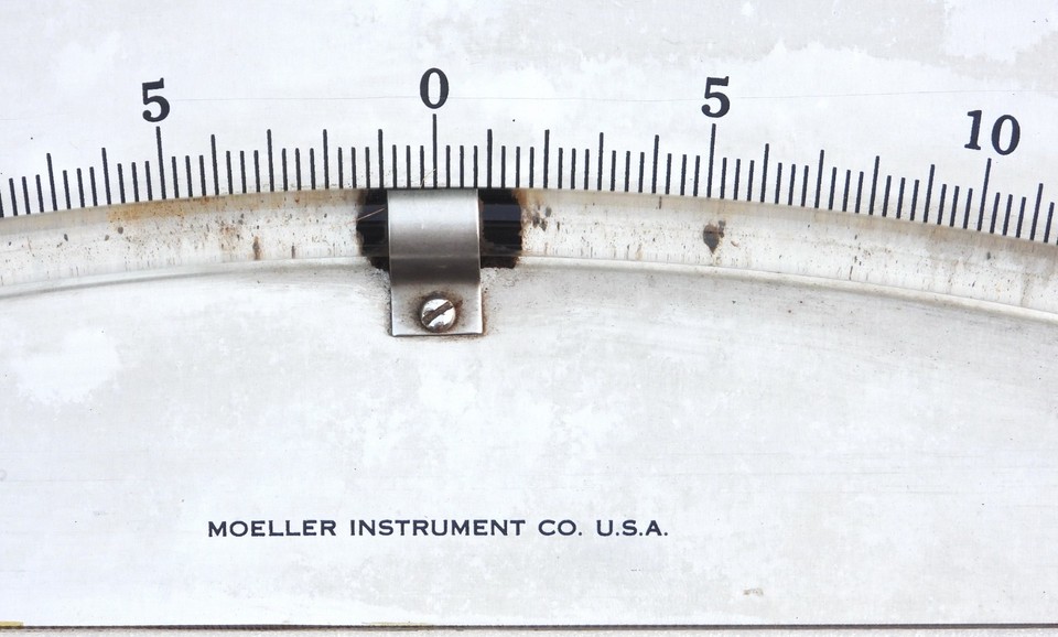 LARGE MOELLER INSTRUMENT CO. SHIPS SUBMARINE TWIN GLASS TUBE CLINOMETER ...