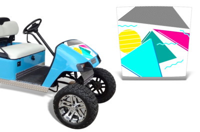 Golf Cart Hood ONLY Graphic Decal Sticker For EZ-Go TXT 1994-2013 VICE ...