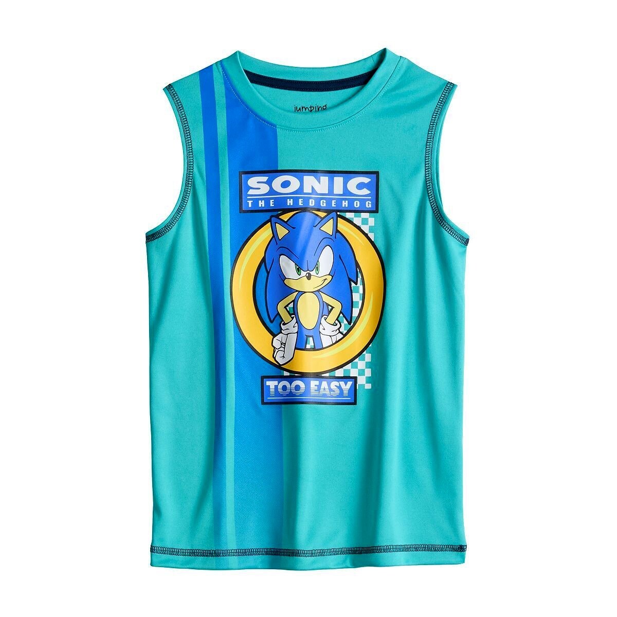 Sonic the Hedgehog Tank Top T Shirt Tee SEGA Movie Boys 4 6 7 8 10 12 ...