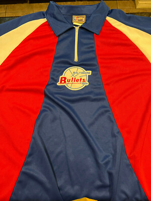 BALTIMORE BULLETS THROWBACK BASKETBALL WARM UP HARDWOOD CLASSICS ...