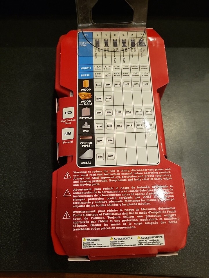 ARROW Oscillating Blade Assortment OSCMULT-10A, Pro Series Universal ...