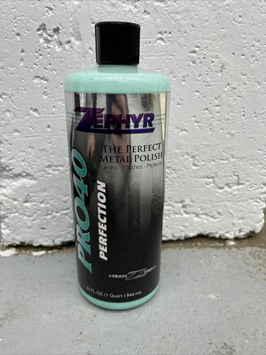 Zephyr Pro 40 Perfection Metal Polish Chrome Aluminum Stainless 32oz | eBay