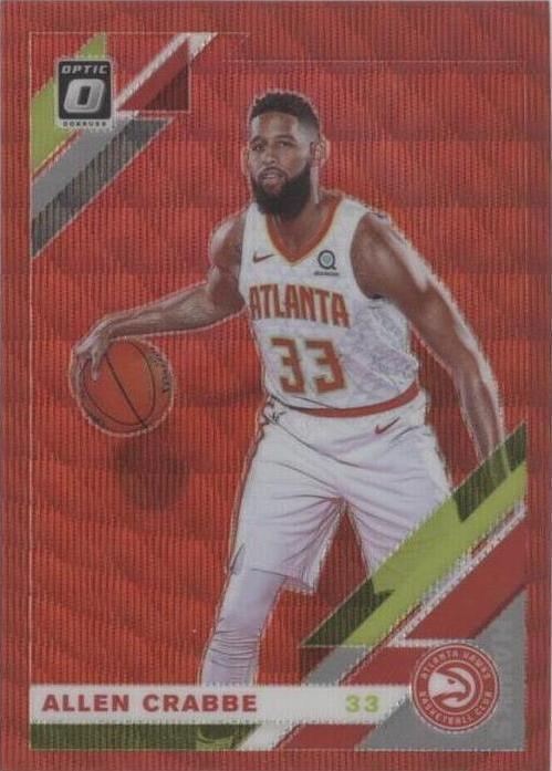2019-20 Panini Donruss Optic - Allen Crabbe #12 Red Wave Prizm for sale ...