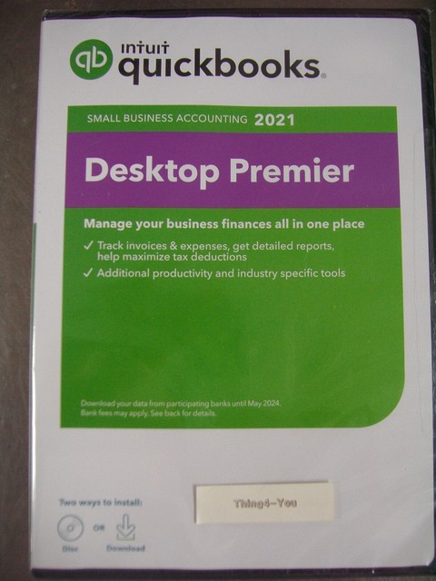 Intuit 2021 QuickBooks DT Premier Software - 608404 for sale online | eBay